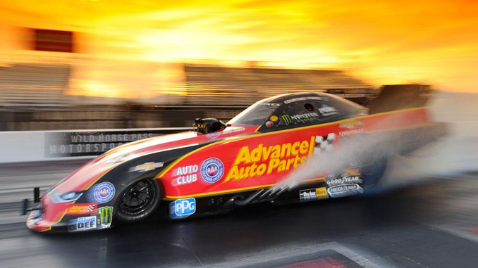 Courtney Force Tops Funny Car Class at Nitro Spring Training
