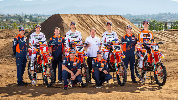 Four-Rider Red Bull KTM Factory Racing Team is Ready to Race 2022 ...