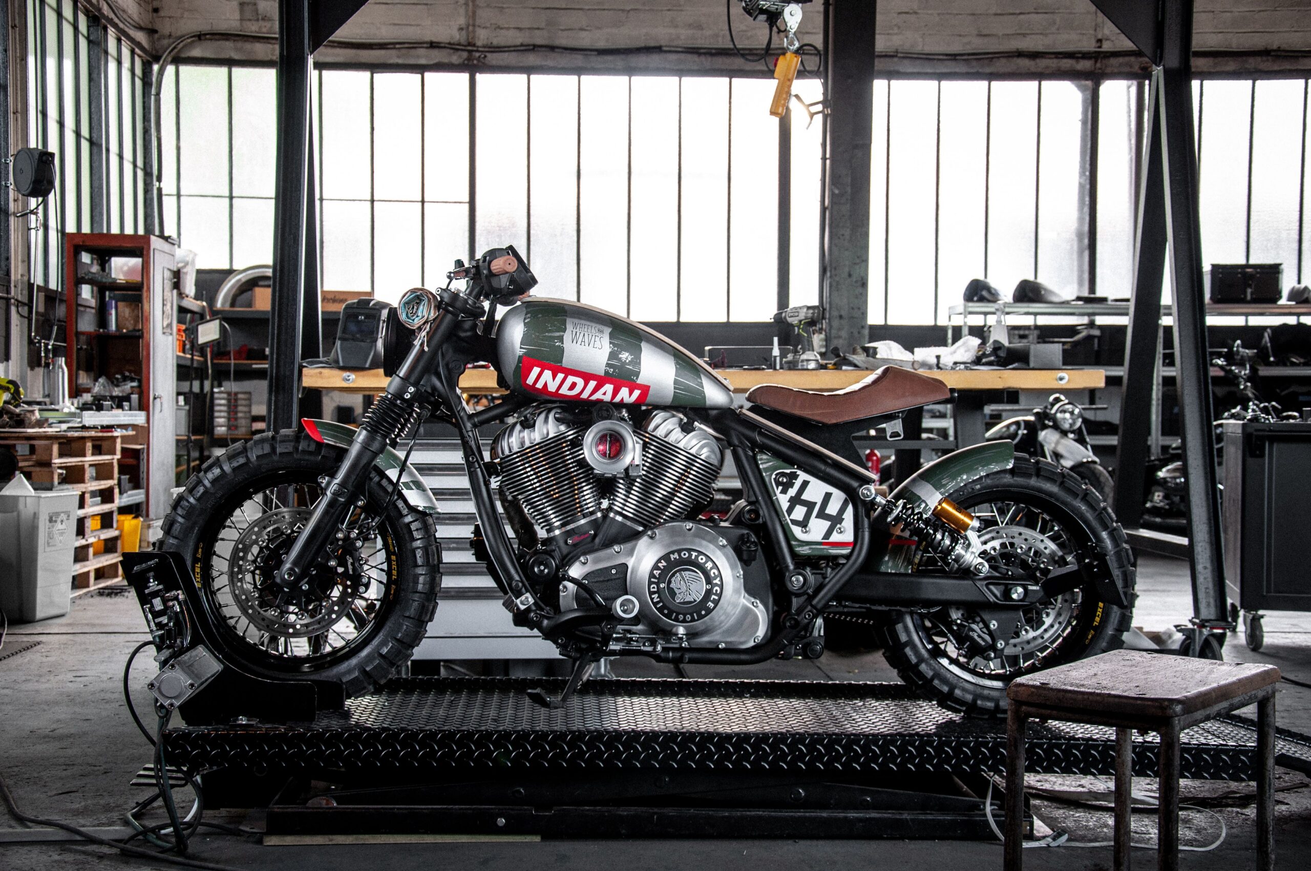 Custom Indian Chief ‘GRIND Machine’ Revealed at Wheels and Waves ...