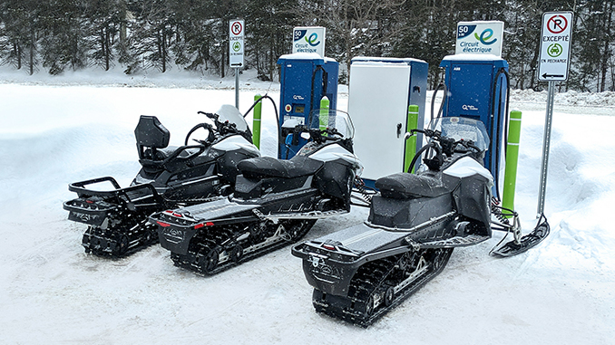 Taiga Enables Groundbreaking Long Distance Electric Snowmobile Riding ...