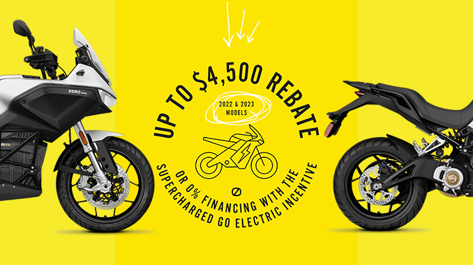 Zero Motorcycles ‘Supercharges’ Go Electric Incentive Program - Motor ...