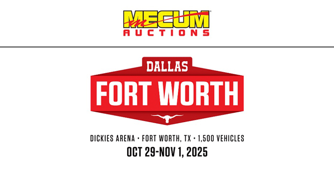 Mecum Auctions Heads Back to Dallas/Fort Worth With a New Home - Motor ...