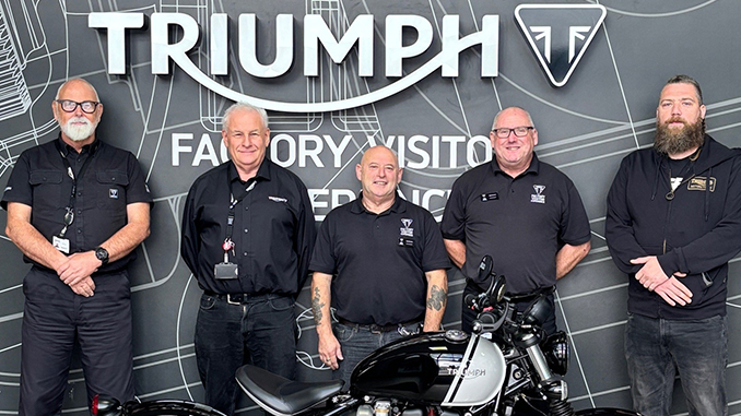 Triumph Factory Visitor Experience Crowned Gold Winner in Visit England ...