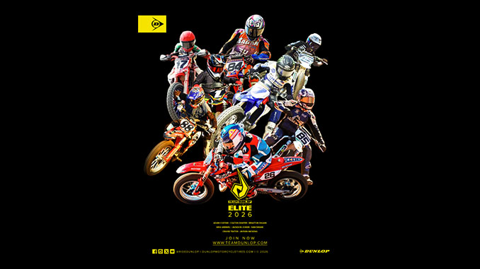 Dunlop Motorcycle Tires Announces 2026 Team Dunlop Elite Flat Track ...